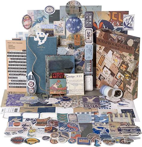 Hasthip Paper Scrapbook Stickers Supplies Kit Diy Scrapbook Kit For