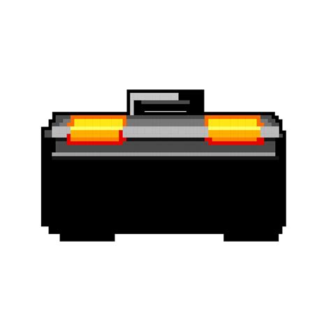 Kit Toolbox Repair Game Pixel Art Vector Illustration 23874078 Vector