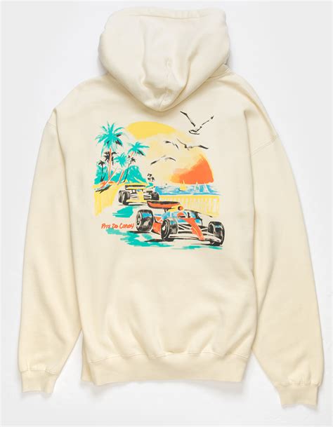 Coney Island Picnic Prix Mens Fleece Hoodie Natural S Tillys