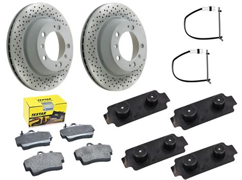 Porsche 987 Gen1 Boxster Cayman 27 Front Brake Disc And Pad Package