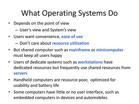 Operating System Objectives And Functions D2ppt