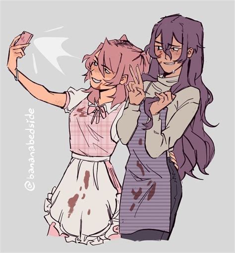 Pin De Deathrabbit Em Ddlc Desenho De Inspiração Personagens De