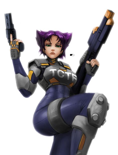 Safebooru 1girl Absurdres Armor Armored Bodysuit Battle Rifle Blue