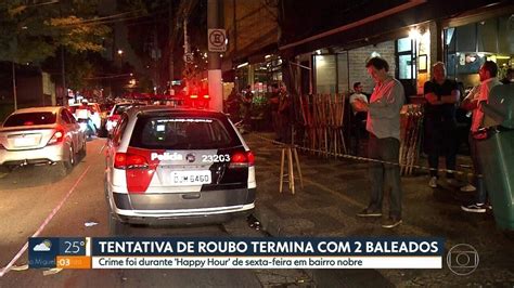 Vídeo Tentativa De Roubo Termina Com Dois Baleados Na Zona Sul Sp1 G1