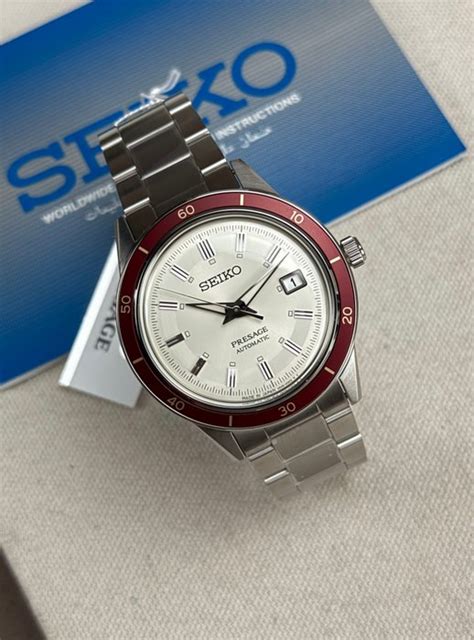 Seiko Automatic Date Style 60s Ruby Presage No Reserve Price