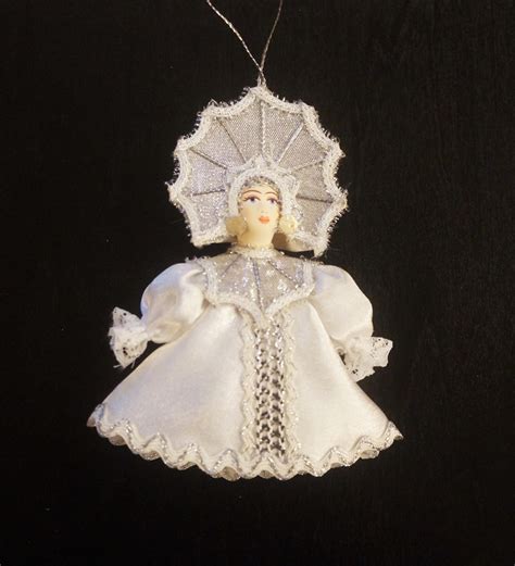 Collectible Ornament Russian Porcelain Doll 35 Tall Etsy