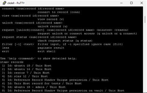 Command Line Secure Shell Interface Ssh