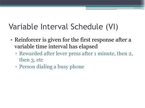 Best Example Of Variable Interval Schedule At Stephanie Post Blog Best Example Of Variable Interval Schedule At Stephanie Post Blog