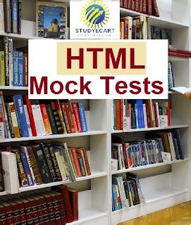 Free HTML Mock Online Tests Part I Web Designing Code Tests StudyEcart