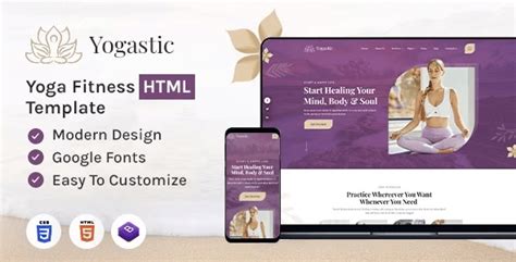 Yogastic Yoga Fitness Html Template Bliter Gpl