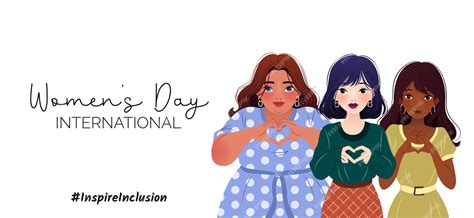 Premium Vector Inspireinclusion 2024 International Womens Day