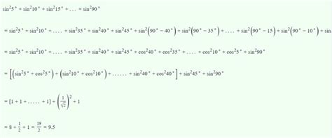 Giá Trị Của Biểu Thức A Sin 2 5 Sin 2 10 Sin 2 15 Sin 2 90 Toán Học Lớp 9 Bài