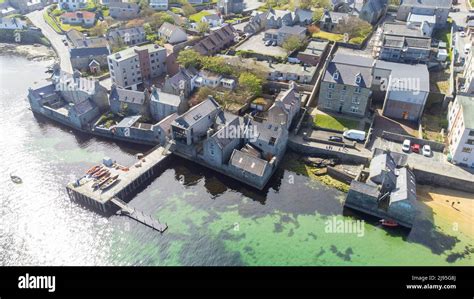 Lerwick Shetland Over Looking The Lodberries And Jimmy Perez House Form