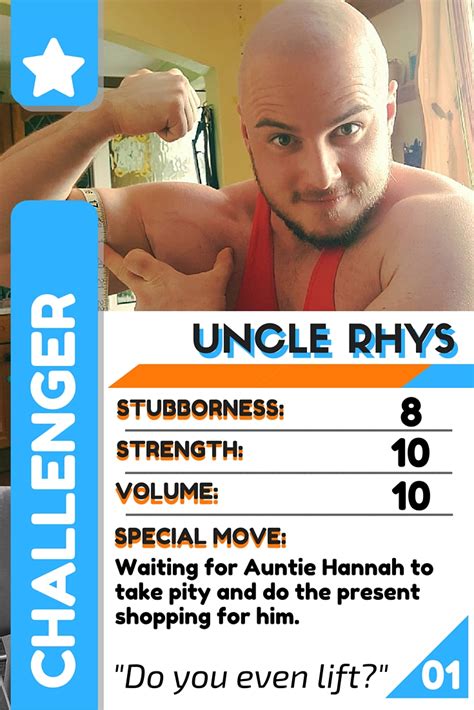 Uncle Rhys The Challenger