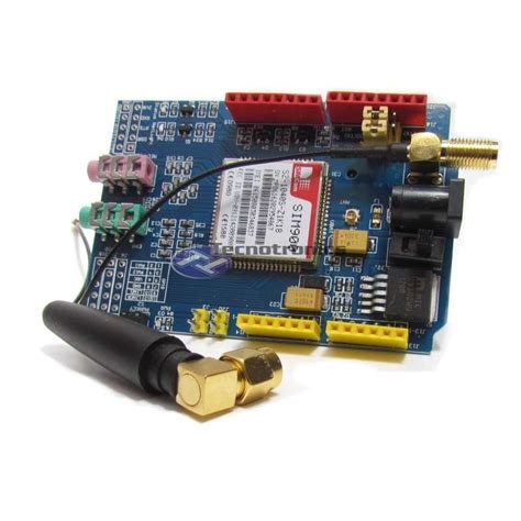Arduino Shield Gsm Gprs Sim900 Antena Arduino SIM 900