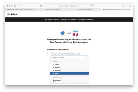 Send Contact Form To Slack With Breakdance Builder Gold Penguin