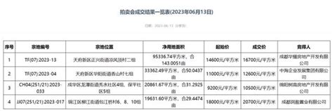 成都土拍｜8宗地塊全部成交，金融城東一宗地吸引超70家企業抽籤 新浪香港