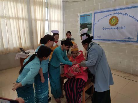 နမ့်ဆန်၌ ကလေးငယ်များအား ရိုတာဗိုင်းရပ် စ် ကာကွယ်ဆေး တိုက်ကျွေးခြင်း ဖွင့်ပွဲအခမ်းအနားကျင်းပ