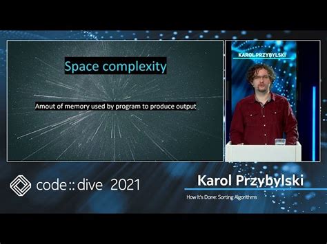 Codedive Talk How Its Done Sorting Algorithms From Codedive