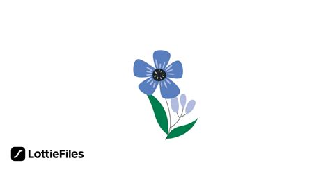 Free Flower Growing Lottie JSON Animation Animation By Tinymotion