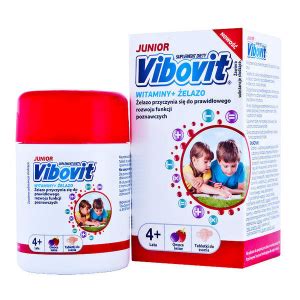 Vibovit Junior витамины и железо, для детей от 4-х лет, 30 таблеток