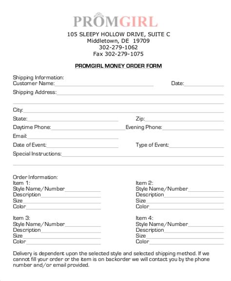 Printable Money Order Template Printable Templates