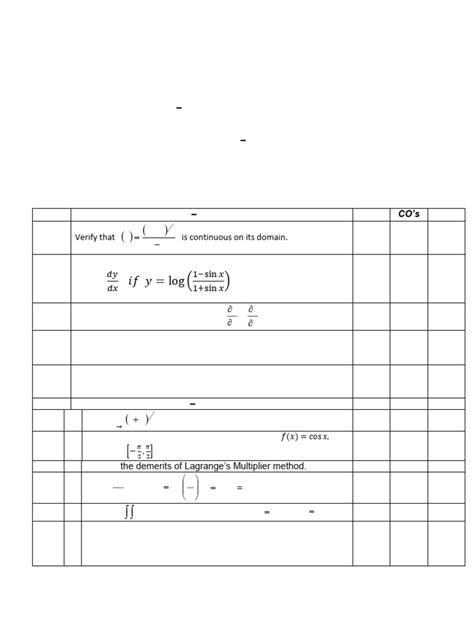 Mid Sem 1 Pdf Functions And Mappings Mathematical Concepts