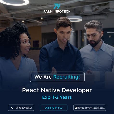 Palm Infotech On Linkedin Reactnative Developer Hiring Openings