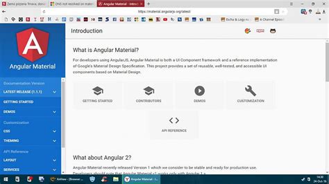 DNS Not Resolved On Material Angularjs Org Windows 10 Forums