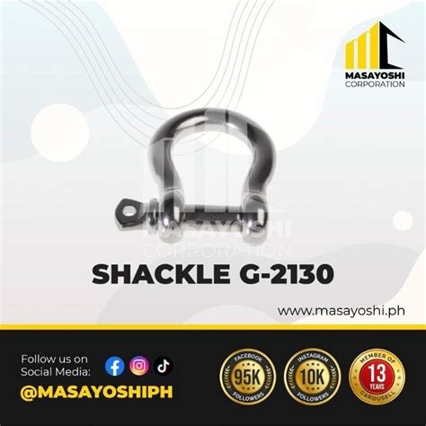 Lifting Shackle G 2130 G 3 010 Lifter Lifting Anchor Bolt Type
