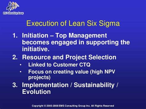 Lean Six Sigma Implementation