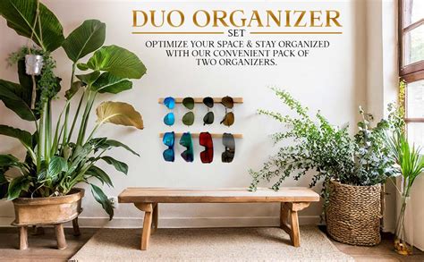 Wooden Sunglass Holder For Wall Sunglasses Rack For Home