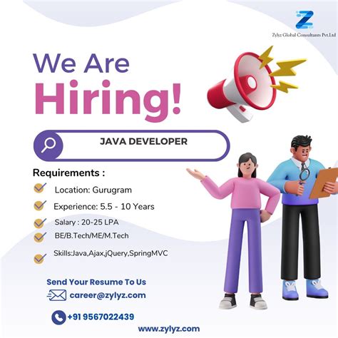 Sree Sv On Linkedin Hi We Are Hiring For Senior Manager Java Developer Experience 55