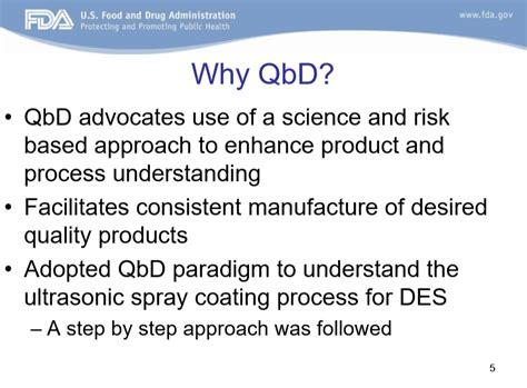Qbd Implementation On Medical Devices Drug Eluting Stents Quality