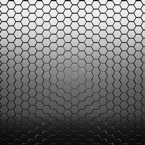 Futuristic And Technological Hexagonal Background 3d Rendering Stock Illustration