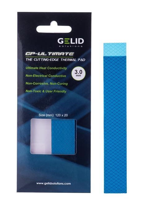 Gelid Solutions Termopady Ultimate 120x20x3.0mm Μπλε | Skroutz.gr