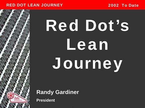 Pdf Red Dots Lean Journey Dokumen Tips