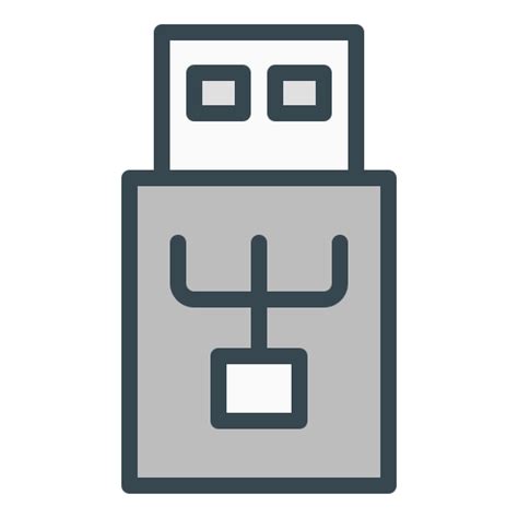 Usb Stick Generic Color Lineal Color Icon
