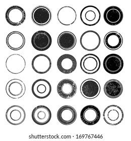 Set Grunge Stamp Stock Vector Royalty Free Shutterstock