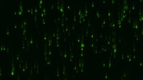 The Matrix Style Binary Green Code The Stock Video Pond5