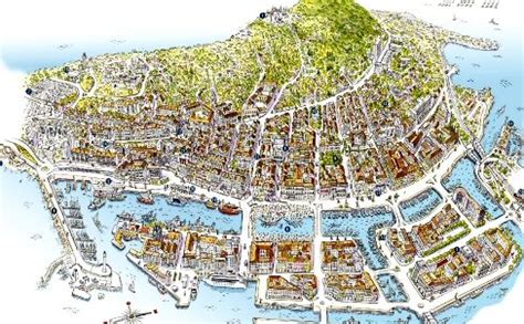 Plan De Sete Centre Ville Carte Et Plan De Sète Ymxkuc