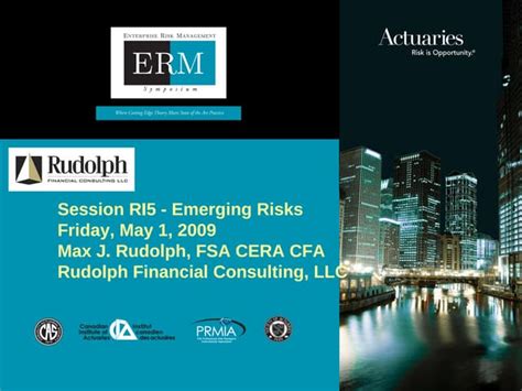 Developing An Emerging Risk Strategy Ppt
