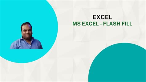 Ms Excel Flash Fill Youtube