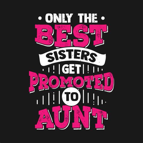 Only The Best Sisters Get Promoted To Aunt Promoted To Aunt T Shirt