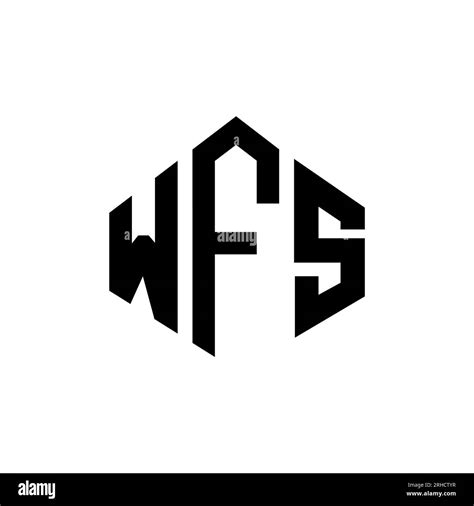 Wfs Letter Logo Design With Polygon Shape Wfs Polygon And Cube Shape Logo Design Wfs Hexagon