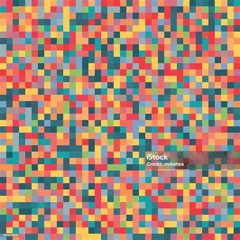Retro Pixel Art Background Stock Illustration Download Image Now