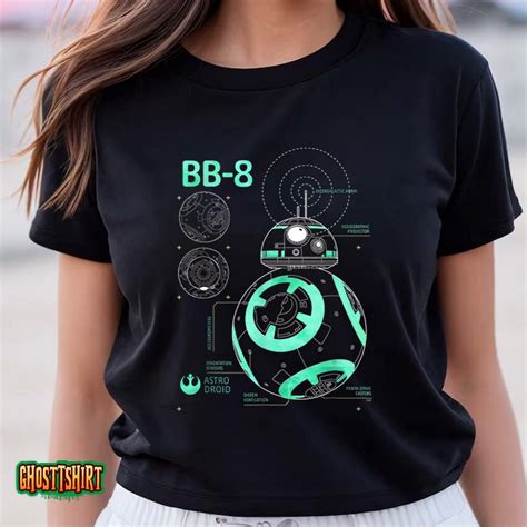 Star Wars Bb 8 Astro Droid Blueprint T Shirt