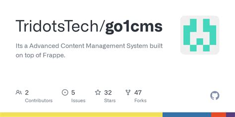 GitHub TridotsTech Go Cms Its A Advanced Content Management System Built On Top Of Frappe