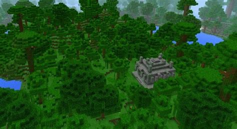 我的世界手机版种子：出生点前有丛林神庙的地图种子 Minecraft Pe专区