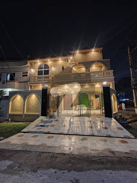 Marla Beautiful Corner Doubble Story House For Sale PGECHS Phase
